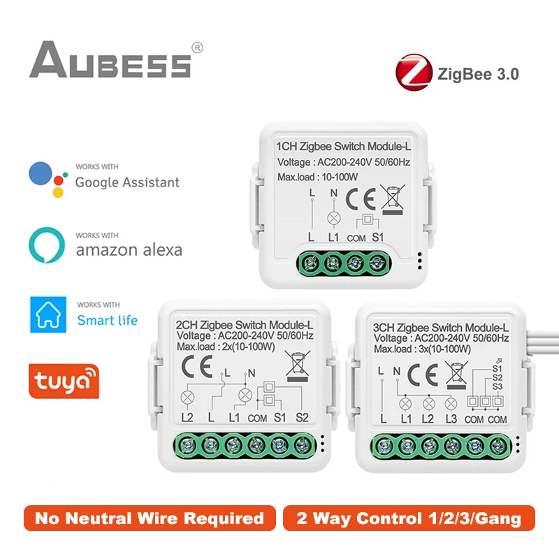Tuya-Zigbee-Smart-Switch-No-Neutral-Wire-Required-1-2-3-Gang-Switch ...