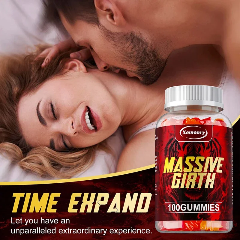Massive Girth Gummies for Men - Men's Vitality Enhancer, Increase Size and Stamina, Boost ...
