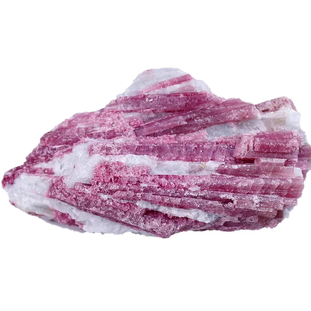 Turmalina Rosa Crystal Cluster Mineral, Irregular, Áspero, Pedra ...