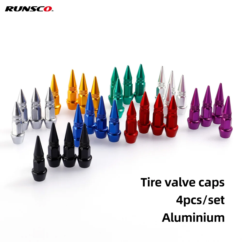 Car-Anti-theft-Tire-Valve-Caps-Bullet-Head-Style-Antirust-Motorcycle ...
