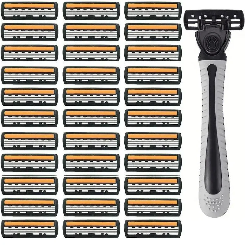 Men-s-Classic-Manual-Razor-Vintage-Water-Wash-Razor-Blade-Sharp-Blade ...