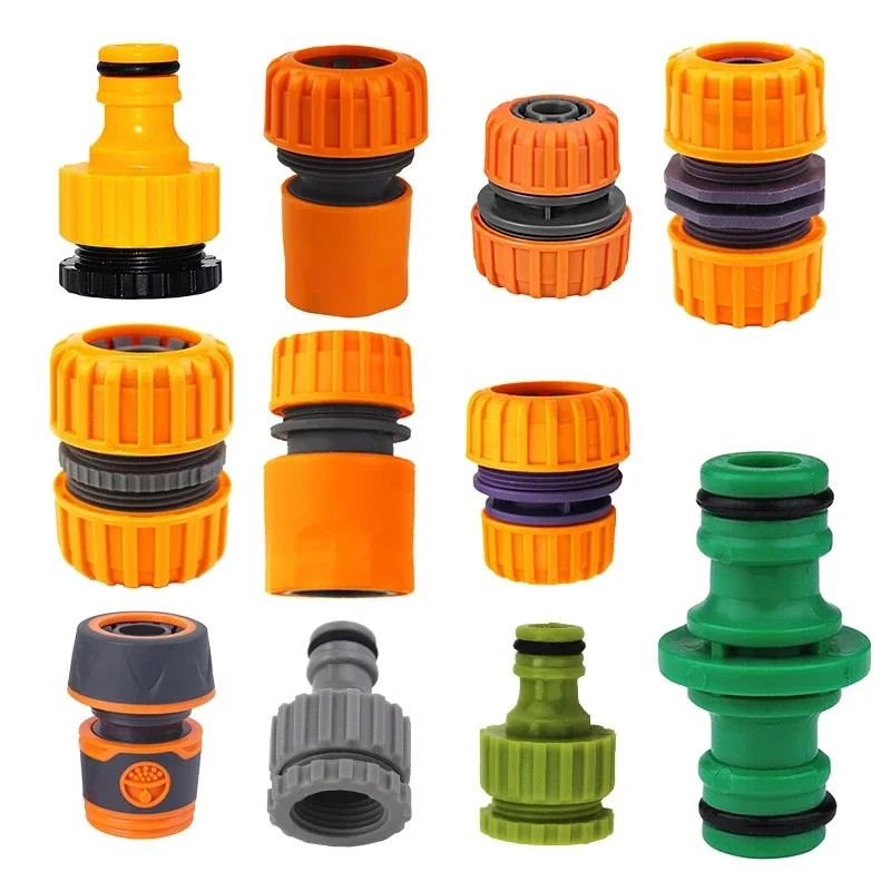 Garden Watering Hose Quick Connector Coupling 1/2'' 3/4" Hose Fitting ...