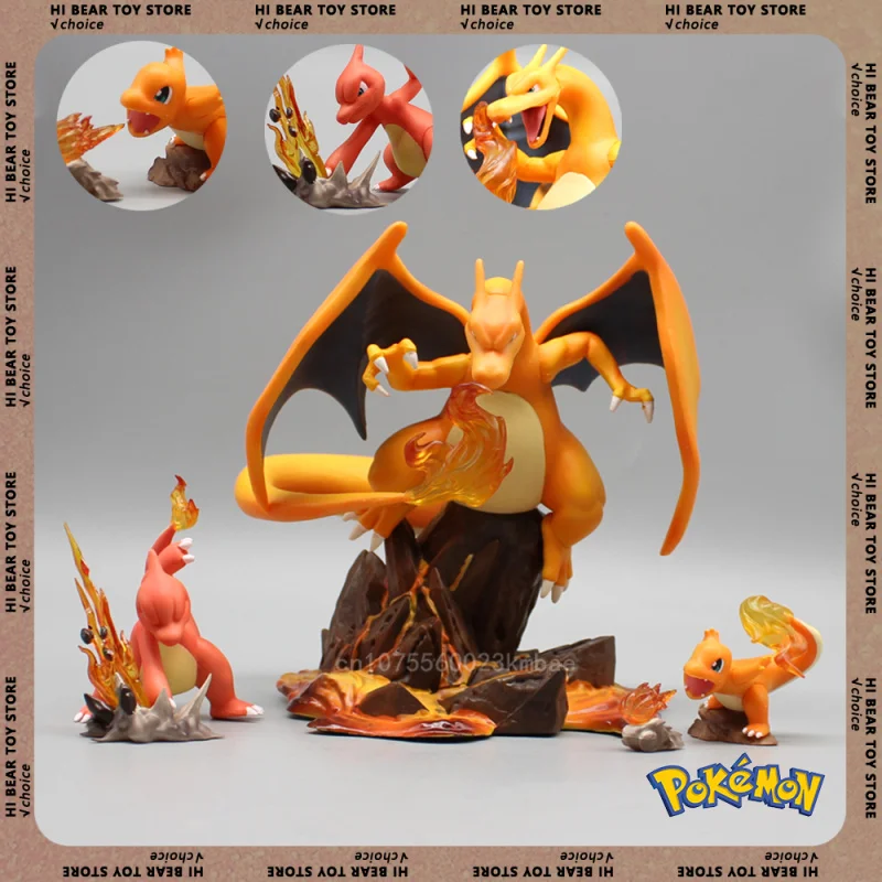 Classic-Pokemon-Anime-Figure-Dragonite-Charizard-Figures-Evolution ...