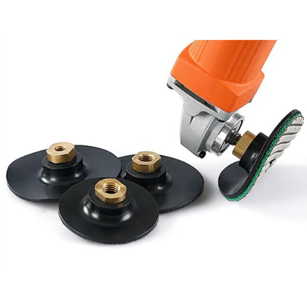 1pc-3Inch-4Inch-Rubber-Backing-Pad-M16-Thread-Polishing-Grinding-Disc ...