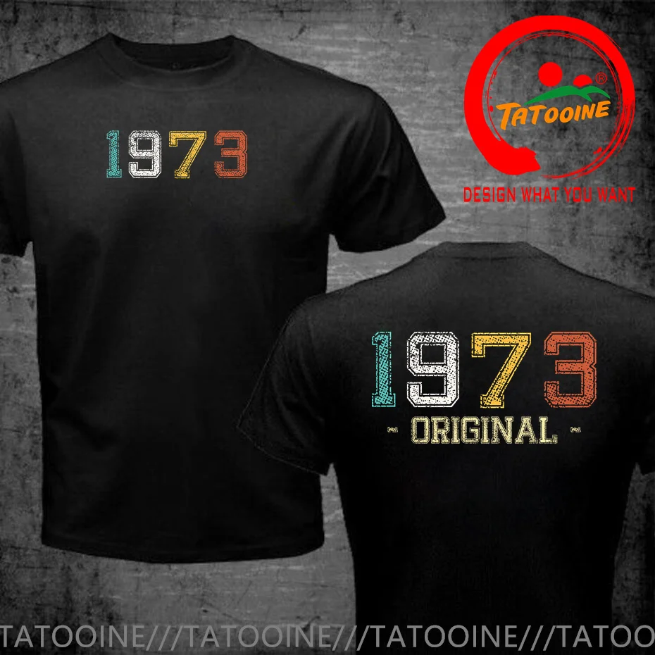 Original-Born-In-1973-T-Shirts-51-Years-Old-Vintage-Retro-1973-T-Shirts ...