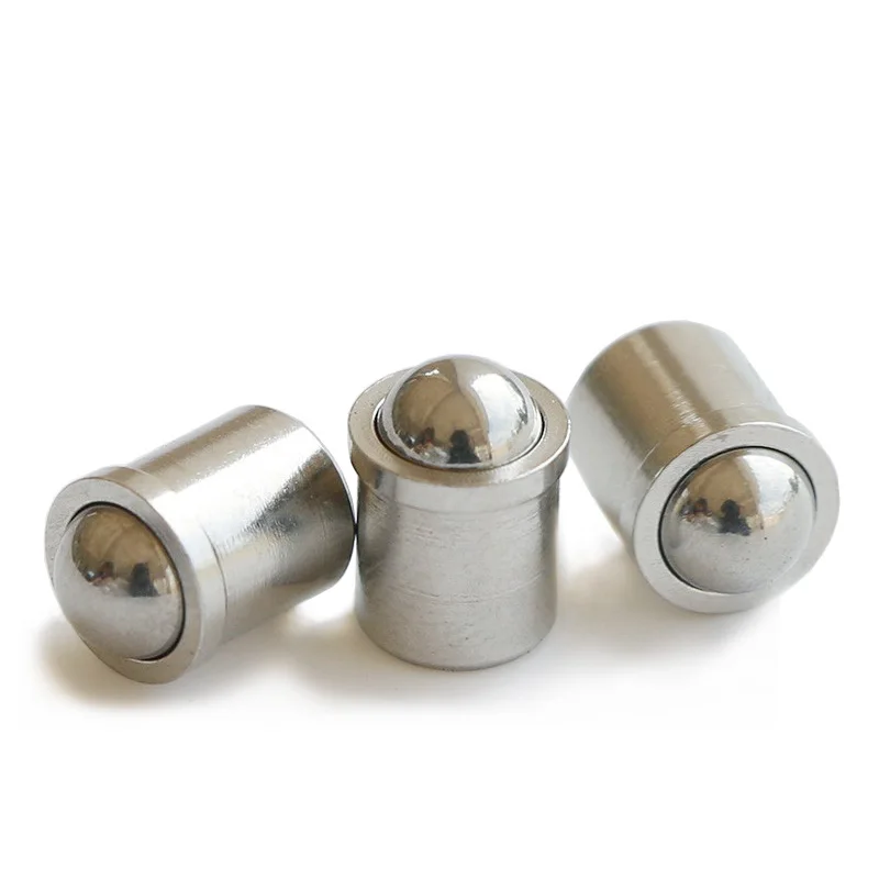 304 SS Flanged Spring Ball Plunger Stainless Steel Threaded Ball ...
