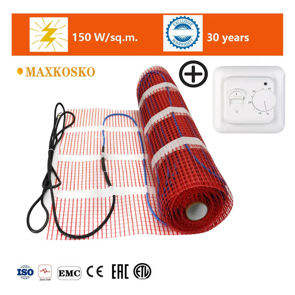 MAXKOSKO-Warm-floor-cable-electric-with-THERMOR-RUGULATOR-THEMOSTAT ...