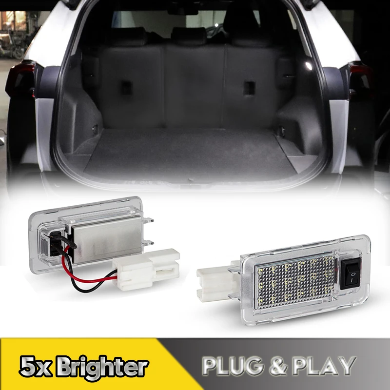 1Pcs White LED Luggage Compartment Lights Trunk Interior Lamps For ...