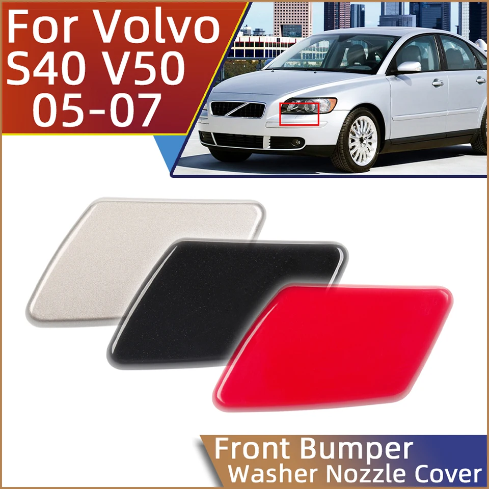 For VOLVO S40 V50 2005 2006 2007 39991798 39991799 Auto Part Front Bumper Headlight Washer Cover Headlamp Jet Spray Nozzle Cap AliExpress 34