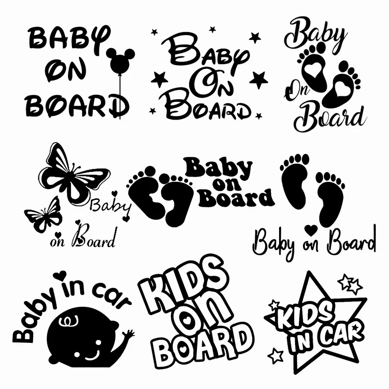 LYKX-Car-Sticker-Hobby-Boy-Kids-Baby-on-Board-In-Car-3D-Funny-Kid ...