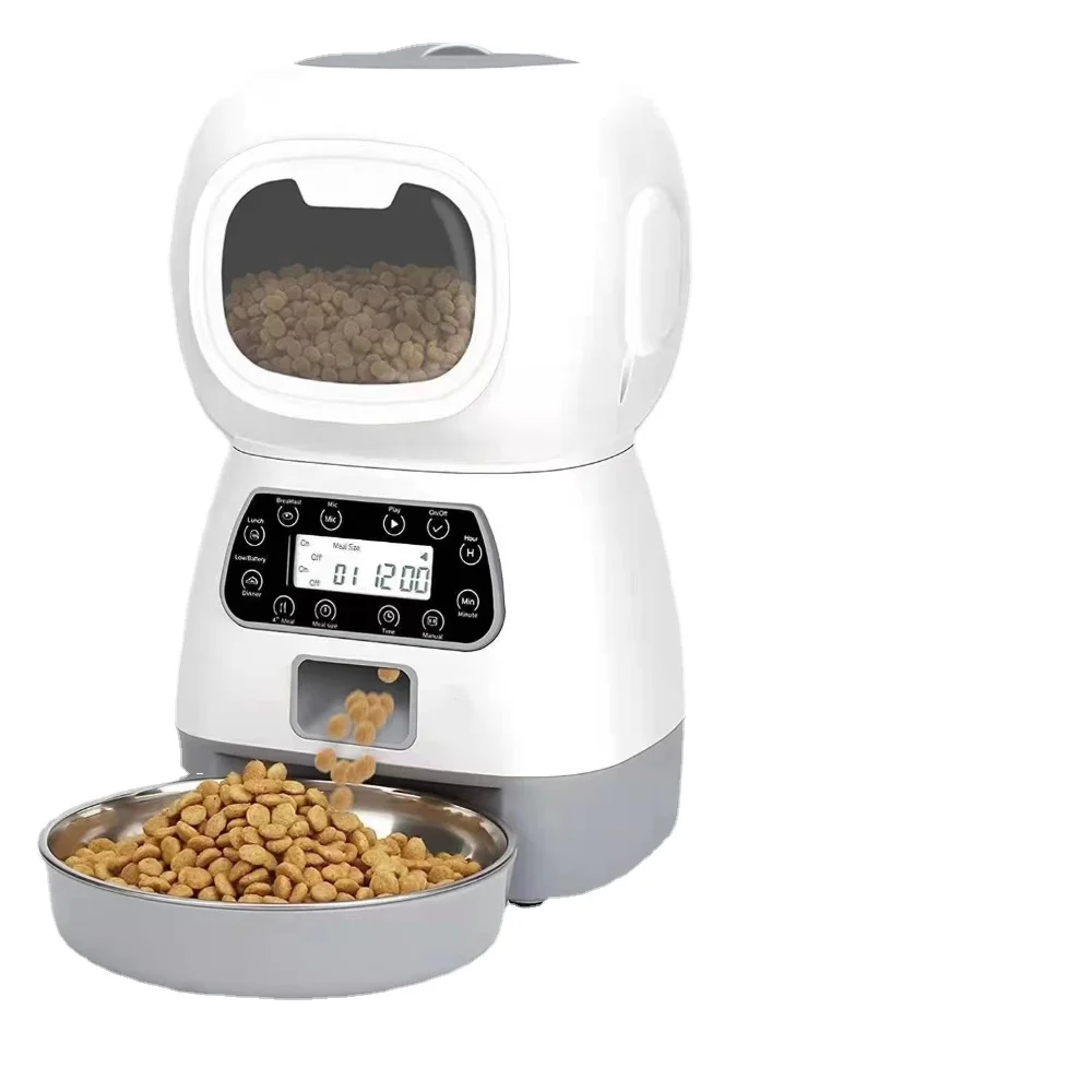 3.5L Pet Smart Feeder Visual Pet Feeder Wifi Key Cat Recording Timing ...