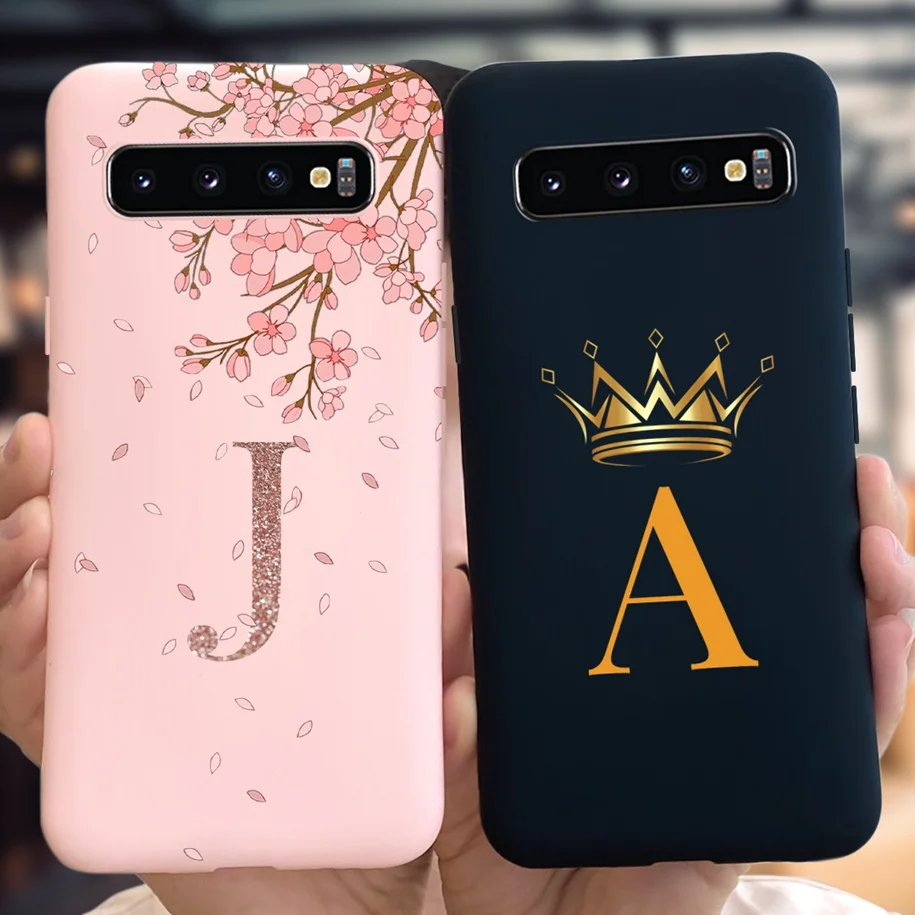 For-Samsung-Galaxy-S10-Plus-Case-SM-G975F-Cute-Crown-Phone-Cover-For ...