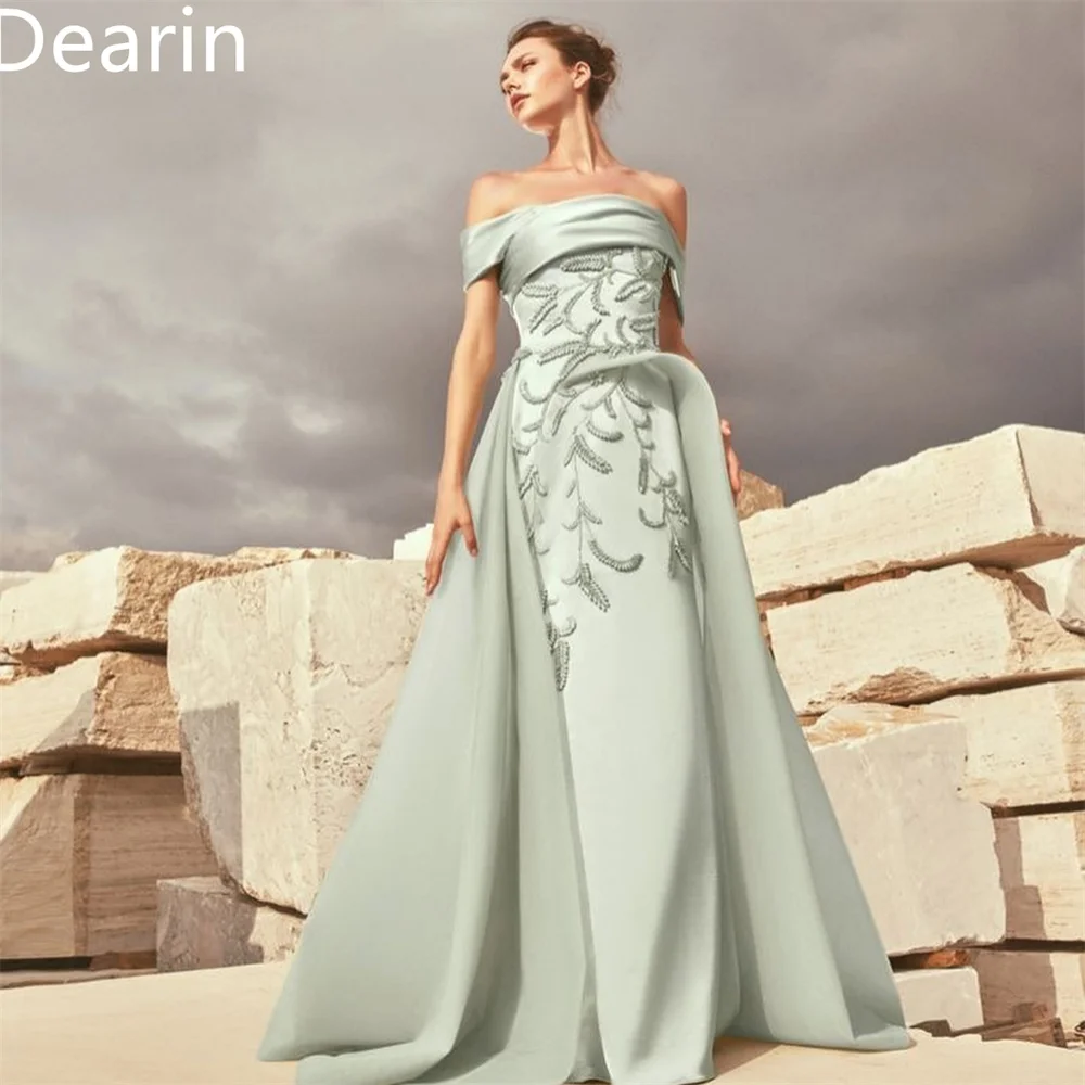 Evening-Gown-Dearin-Off-the-shoulder-Column-Floor-Length-Skirts ...