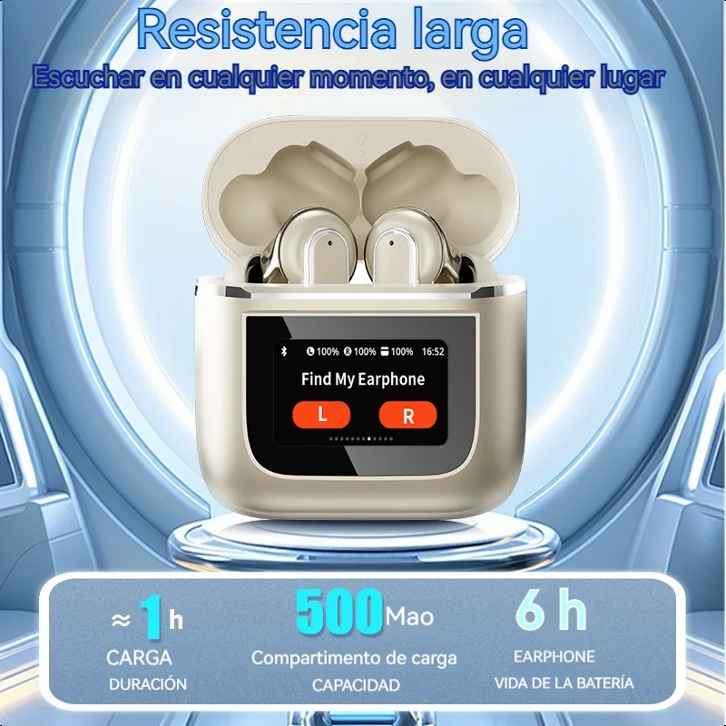 Auriculares-inal-mbricos-TWS-con-Bluetooth-dispositivo-de-audio-con-pantalla-t-ctil-LED-ANC ...