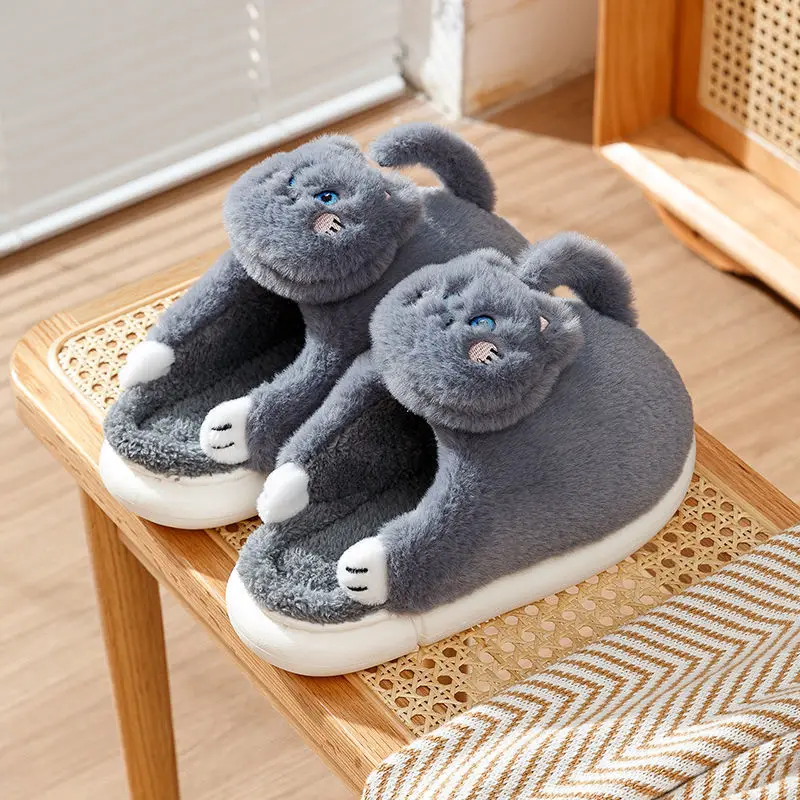 CoCopeanut Cute Hug Cat Slipper For Women Kawaii Cuddle, 56% OFF
