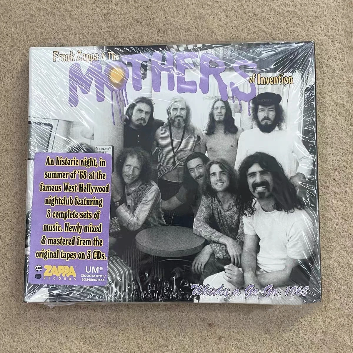 Rock Psicodélico Frank Zappa CD de música, Live at the Whisky, Go Go ...