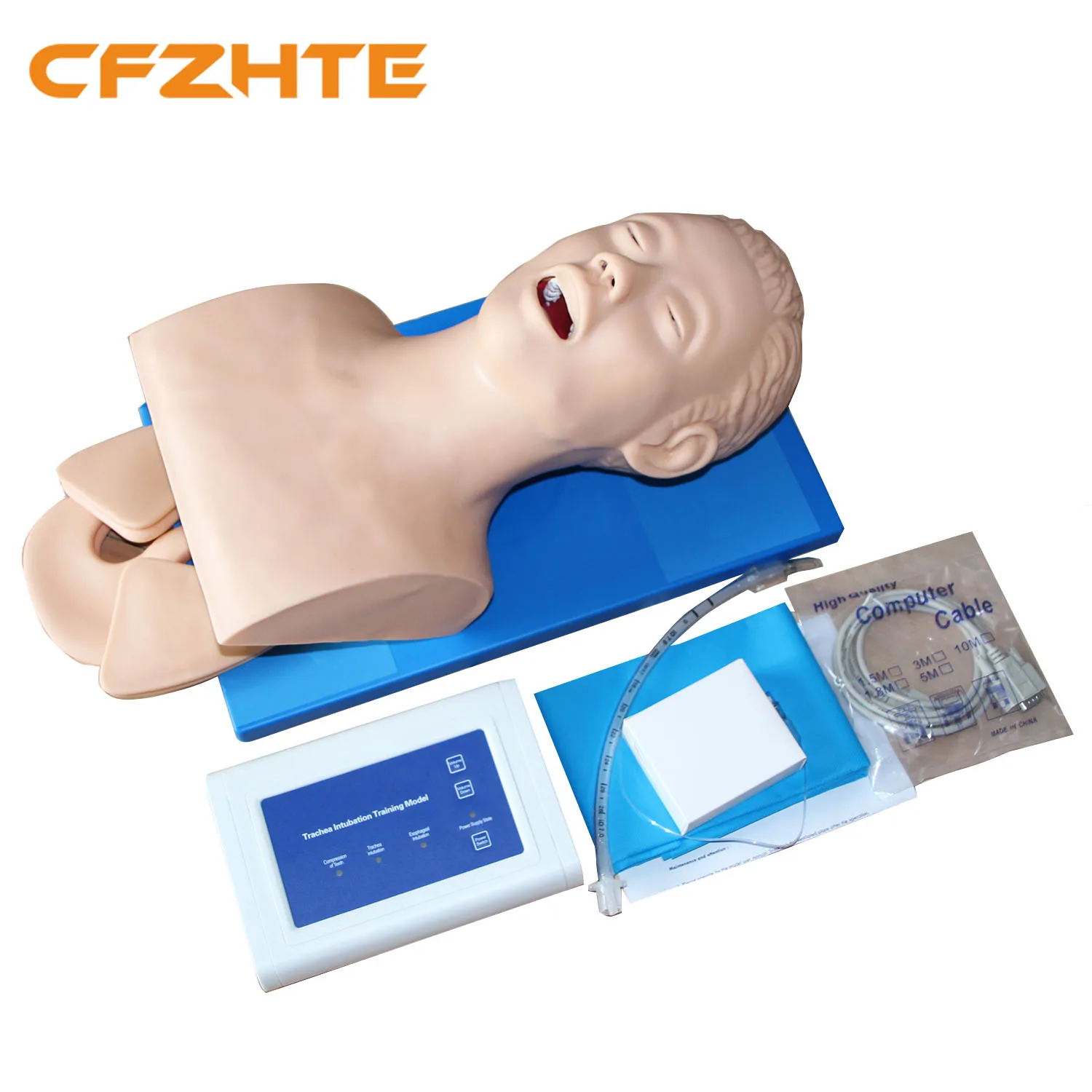 Intubation-Manikin-Study-Teaching-Model-Airway-Management-Trainer-PVC ...