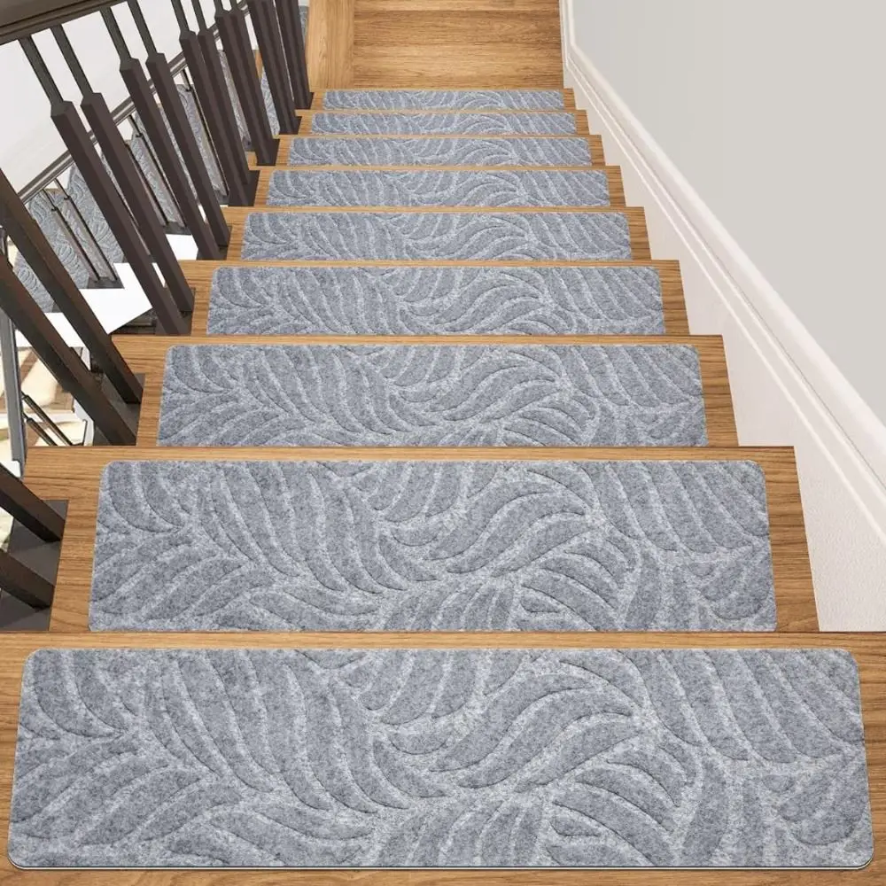 Self-Adhesive-Stair-Treads-Carpets-New-TPR-Non-Slip-Stepping-Mat ...