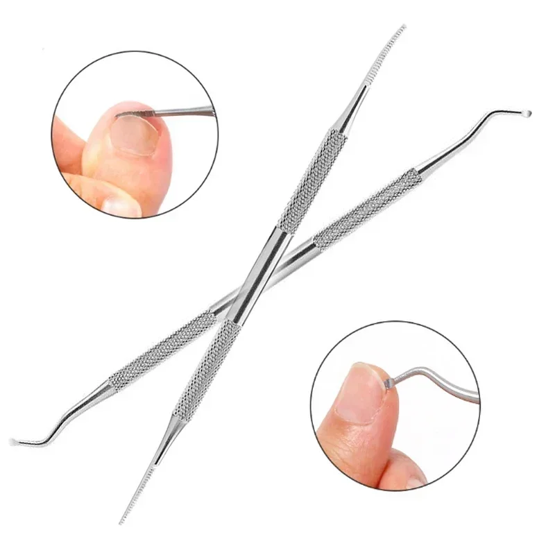1/2/3Pcs Ingrown Toe Nail Lifter Double Head Paronychia Pedicure Tool ...