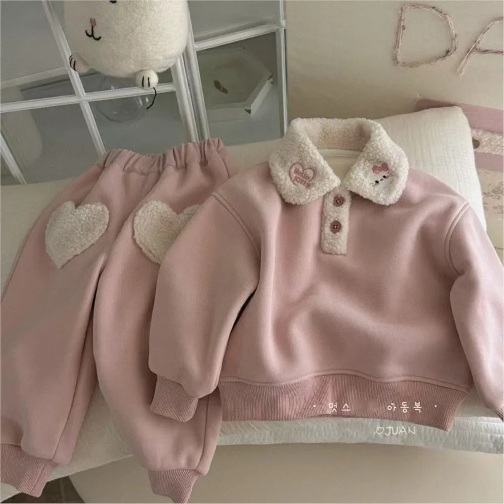 2025 New Summer Girls Boby Kids Casual Sweatshirt pants Clothing Set ...