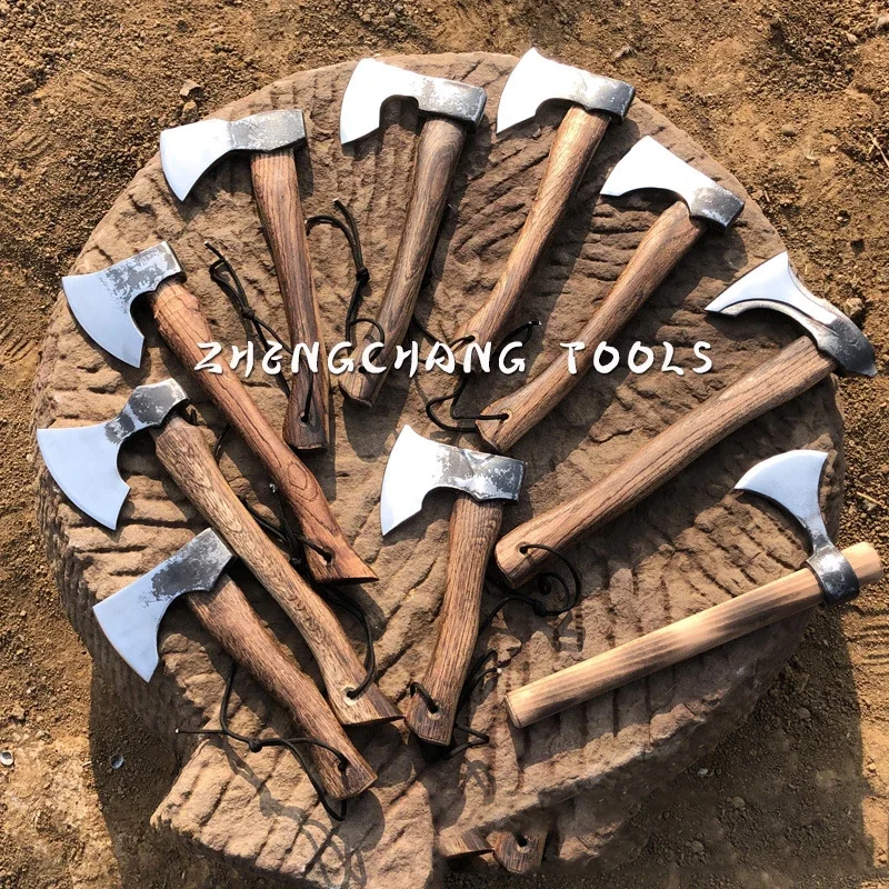 Practical-Qinggang-Wood-Refined-Steel-Forging-Tactical-Axe ...