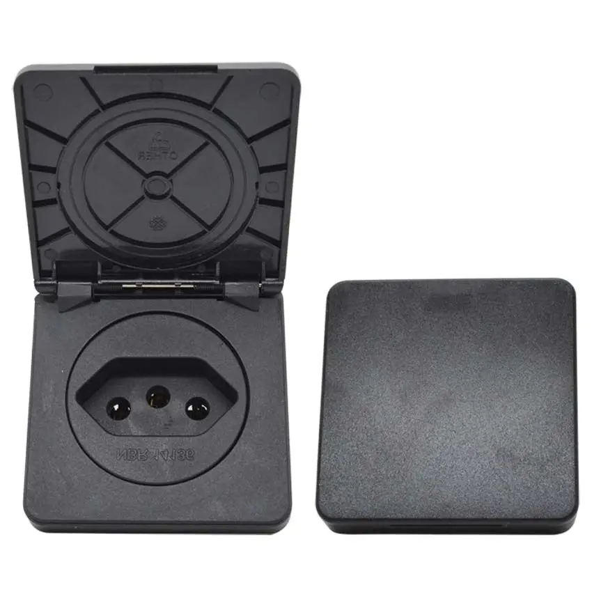 Black-Multifunction-Outdoor-Industry-Waterproof-Cover-AC-Power-Panel ...