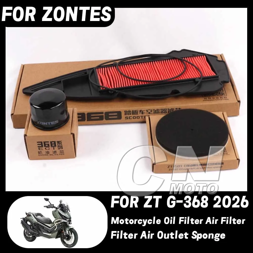 Fit ZONTES 368 G Moto Filtro Olio Filtro Aria Filtro Uscita Aria Spugna ...