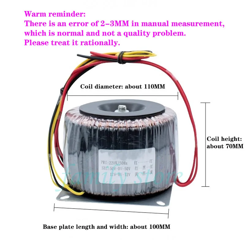 220V-to-dual-20V-12V-24V-12V-30V-36V-48V-50V-toroidal-transformer-800W ...