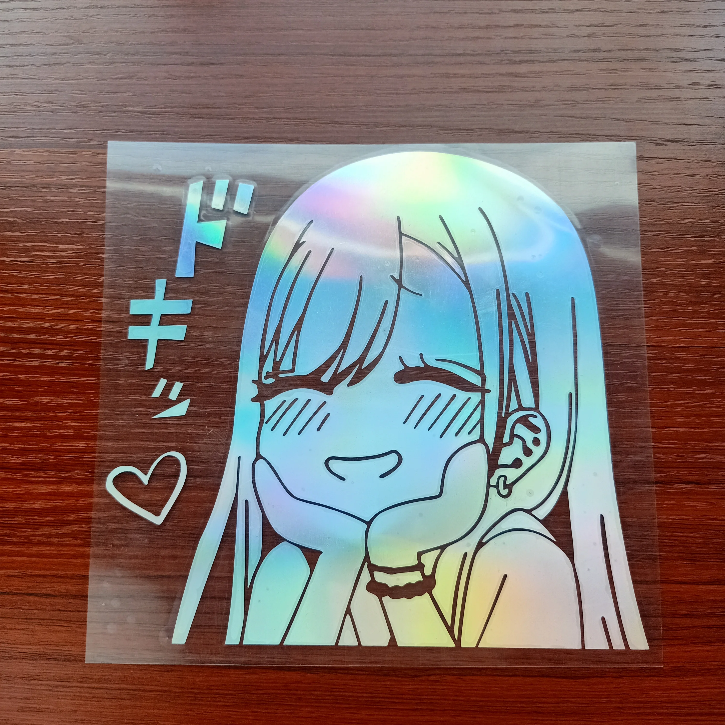 Smiling Anime Girl Car Stickers And Decals Car Styling Personality ...