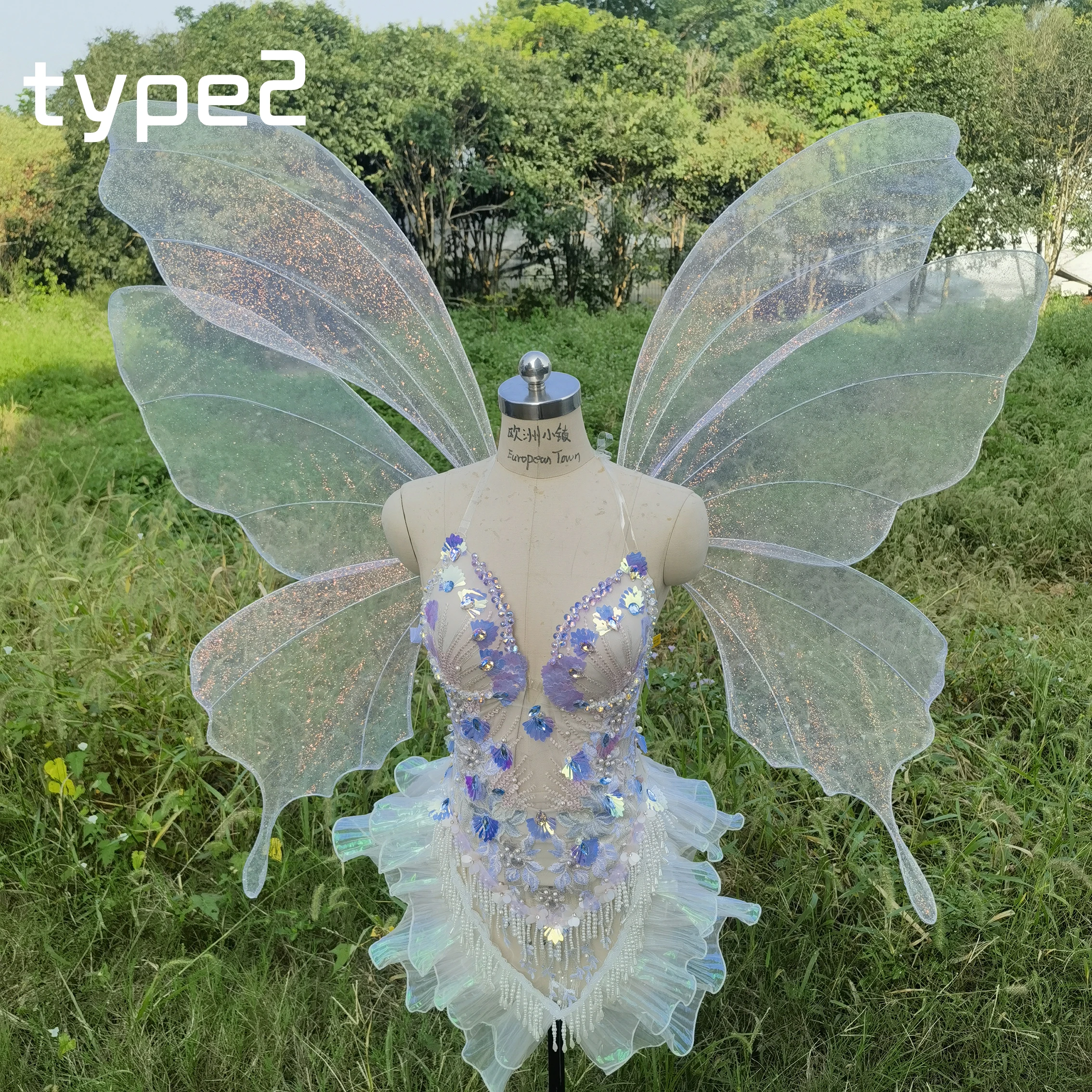 fairy-wings-butterfly-wings-sliver-railway-wings-for-adult ...