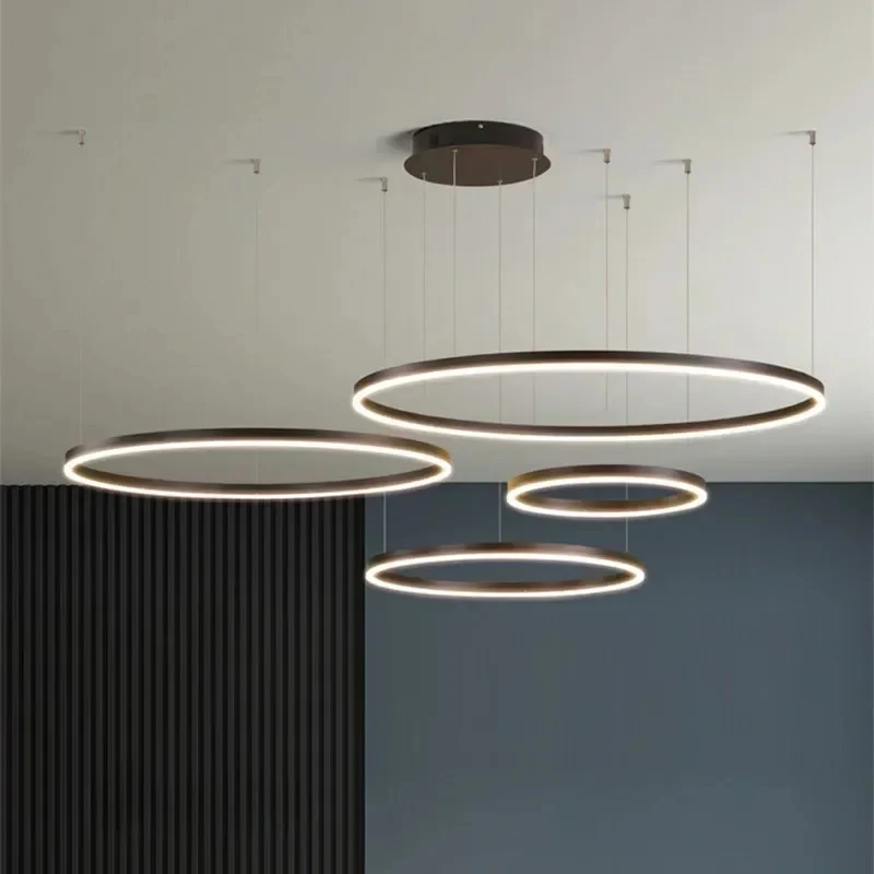 Modern-LED-Circular-shape-Pendant-Lamp-For-Living-Room-Bedroom-Dining ...