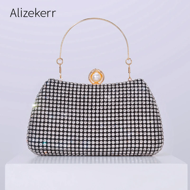 Women Rhinestones Evening Party Clutch Bags Ladies Luxury Designer ...