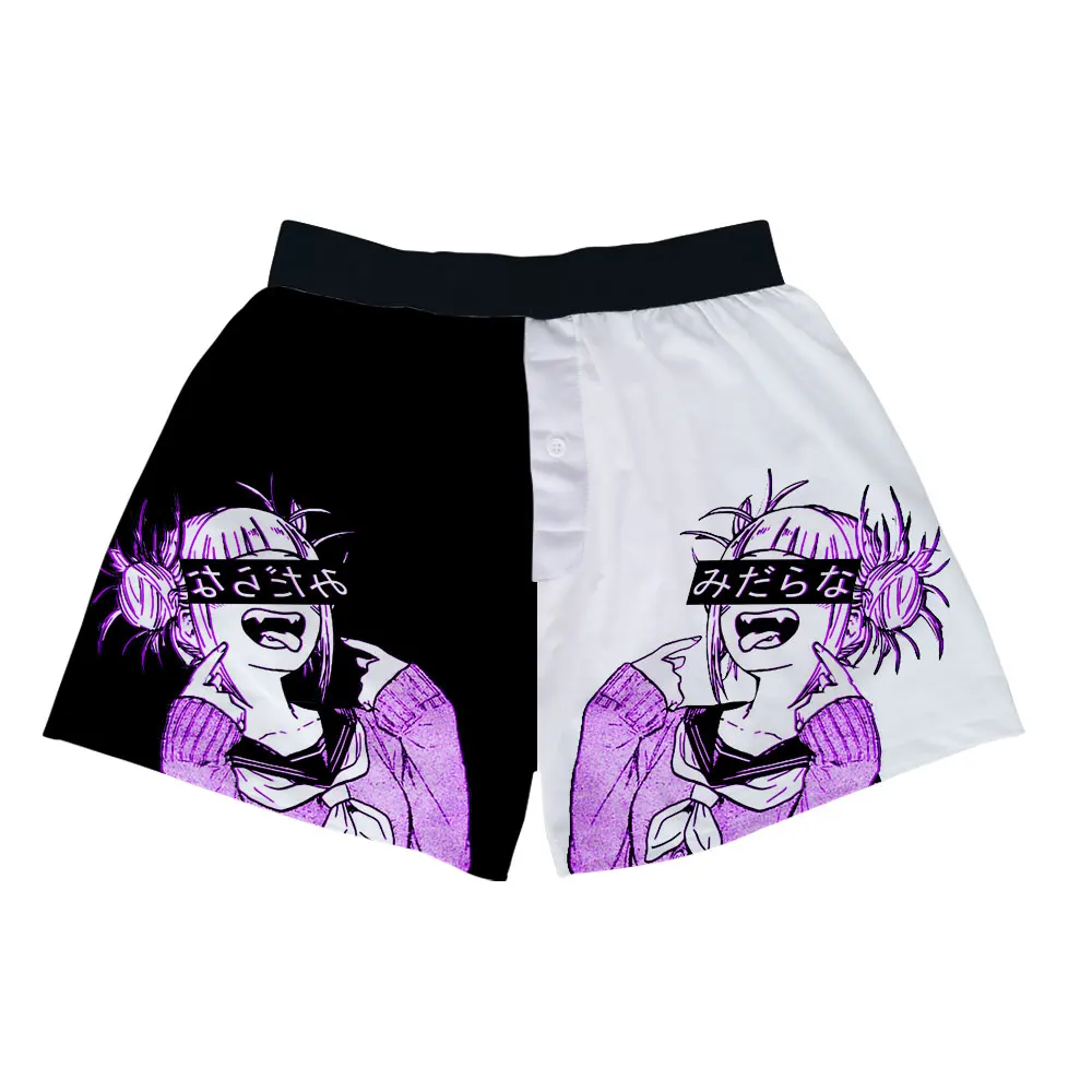 2022-Anime-Underwear-My-Hero-Academy-Button-Boxers-Shorts-Himiko-Toga ...