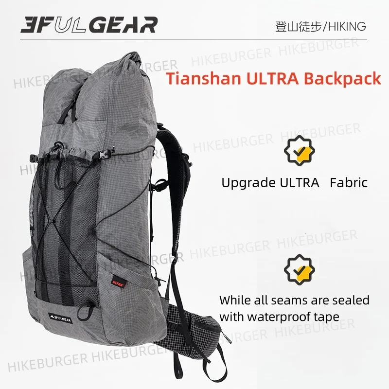 3F UL GEAR Tianshan ULTRA 200X Backpack 35+10L Outdoor Ultralight ...