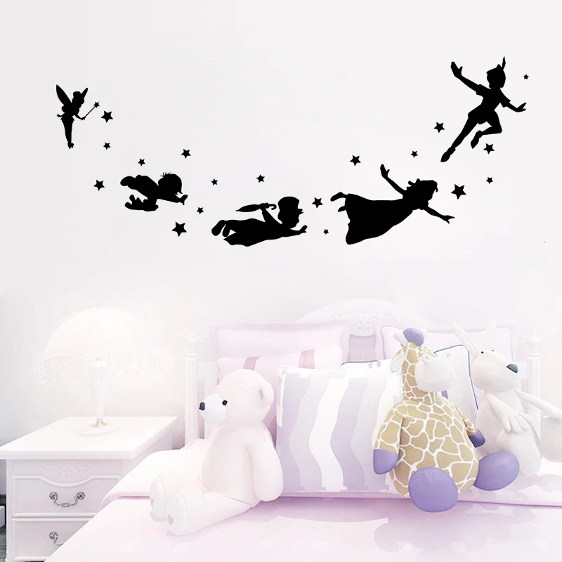 Peter Pan & Tinker Bell Flying To The Netherlands Car Styling Stickers ...