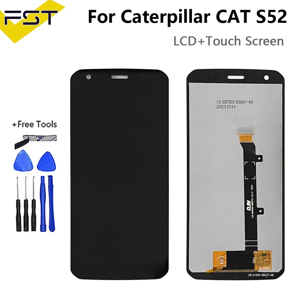 For-Caterpillar-CAT-S52-LCD-Display-Touch-Screen-Digitizer-Assembly ...