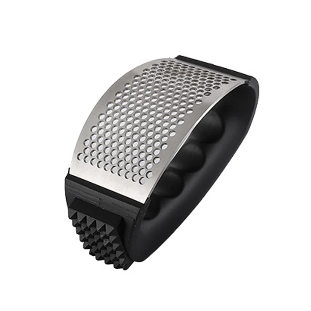 Stainless Steel Garlic Press 2 in 1 Multi-function Masher Manual ...