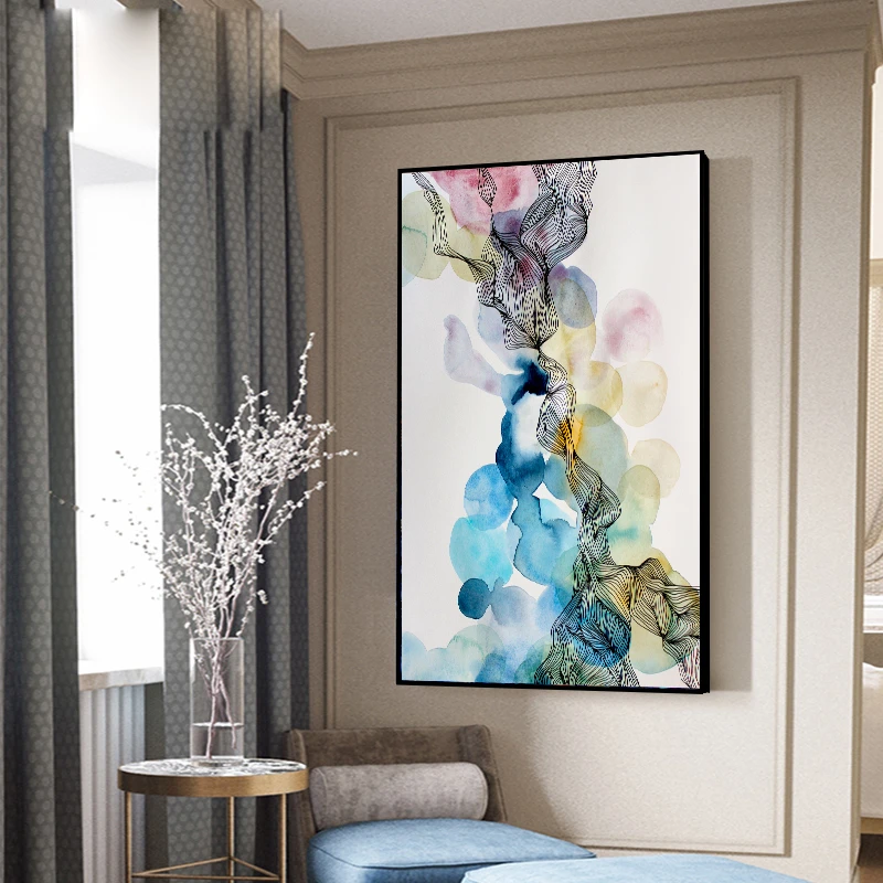 Modern-Minimalist-Abstract-Hanging-Painting-Living-Room-Corridor-Mural ...