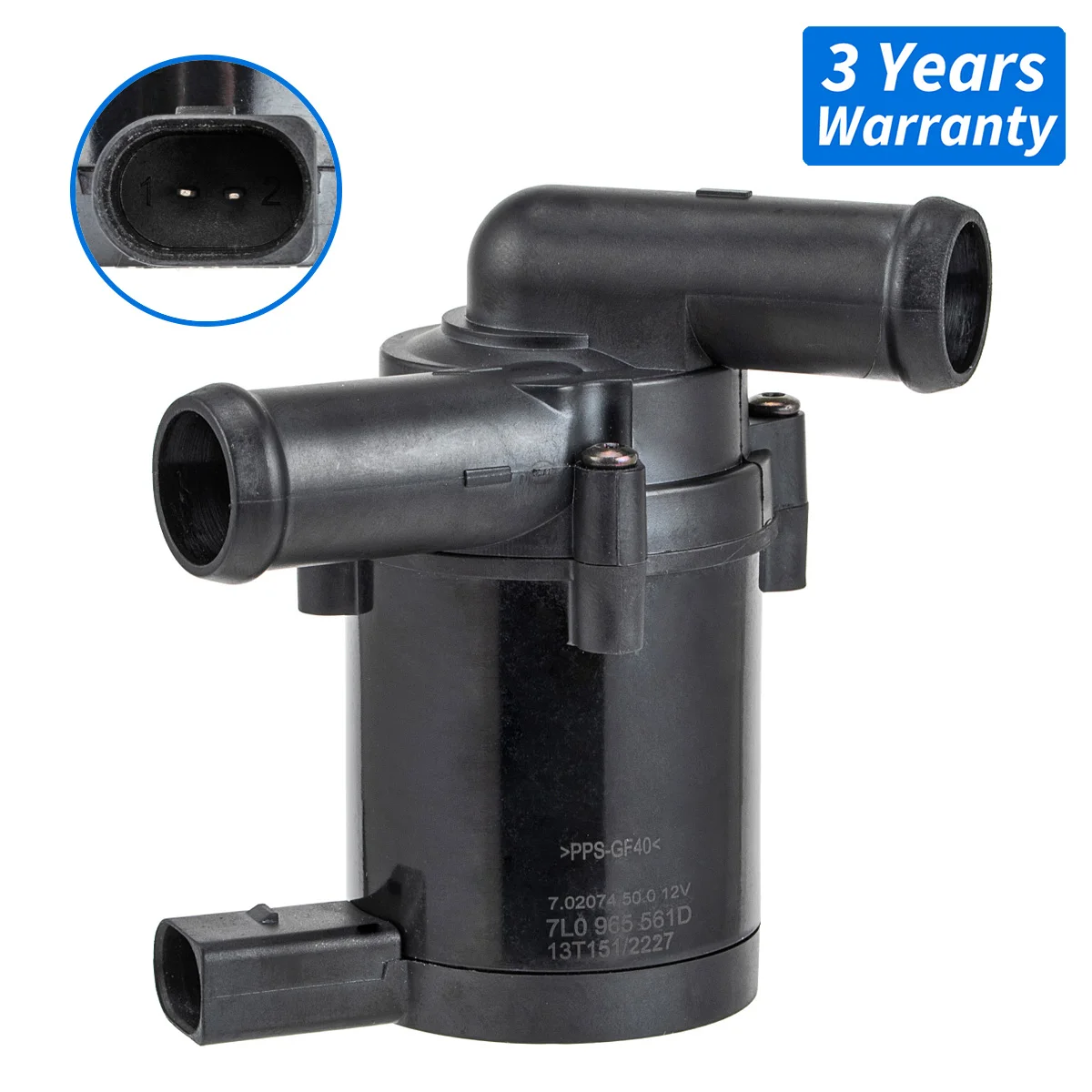 Auxiliary Coolant Water Pump 7L0965561D For VW Touareg 3.2L 4.2L 6.0L