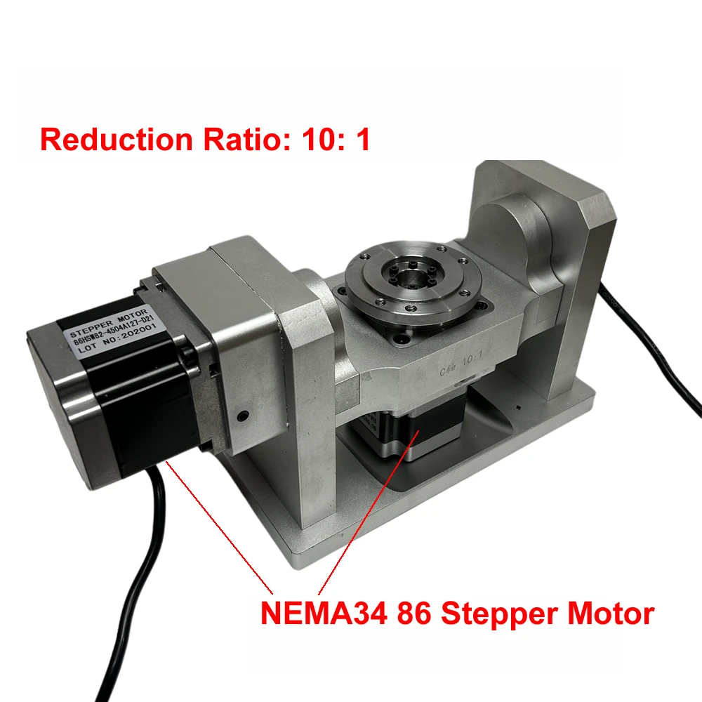 Harmonic Gearbox Stepper Motor | Cnc 4th Axis Harmonic Reducer - 4th 5th Rotary Axis - Aliexpress