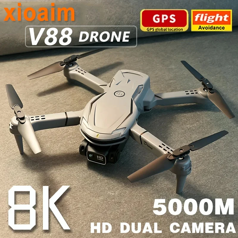 For-Xiaomi-Mini-V88-Drone-8K-5G-GPS-Professional-HD-Aerial-Photography ...