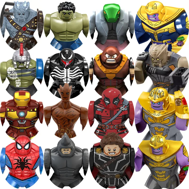 Superhelden-Compound-Battle-Thanos-Hulk-Thor-Hulk-buster-Gift-Groom ...