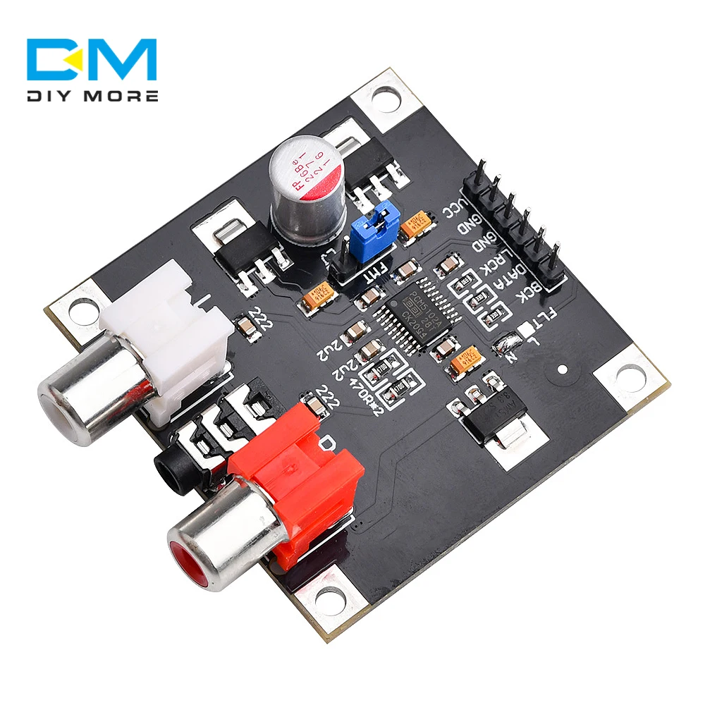 diymore-32Bit-384K-DAC-Decoder-Module-PCM5102-DAC-Decoder-Board-Audio ...