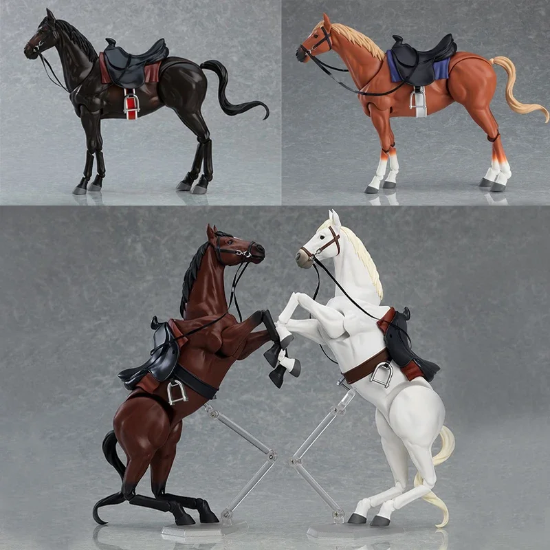 16cm-490-Figma-Max-Factory-Anime-Figure-figma-Horse-ver-2-White-Brown ...