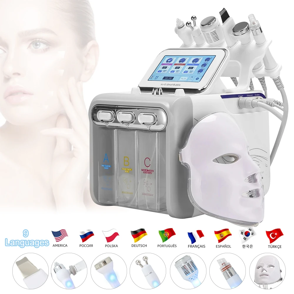 7-in-1-Hydro-Dermabrasion-Facial-Machine-Water-Oxygen-Small-Bubble-H2O2 ...