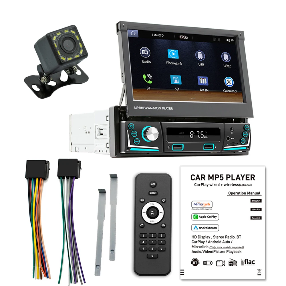 Reproductor-Multimedia-MP5-inal-mbrico-para-coche-dispositivo-con ...