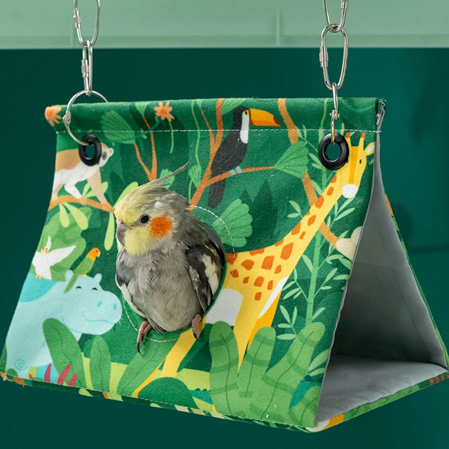 Hanging bird nest sleeping mat parrot sleeping hanging mattress tiger ...