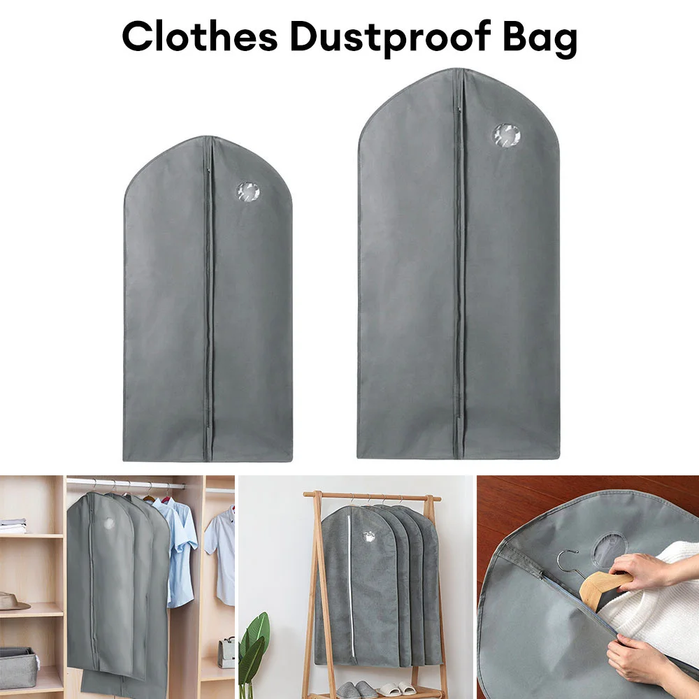 Clothes-Hanging-Dust-Cover-Non-woven-Closet-Garment-Bag-Suit-Cover ...