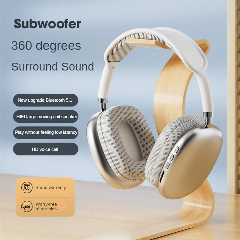 P9 PRO Max Wireless Bluetooth Headset With Mic Noise Cancelling ...