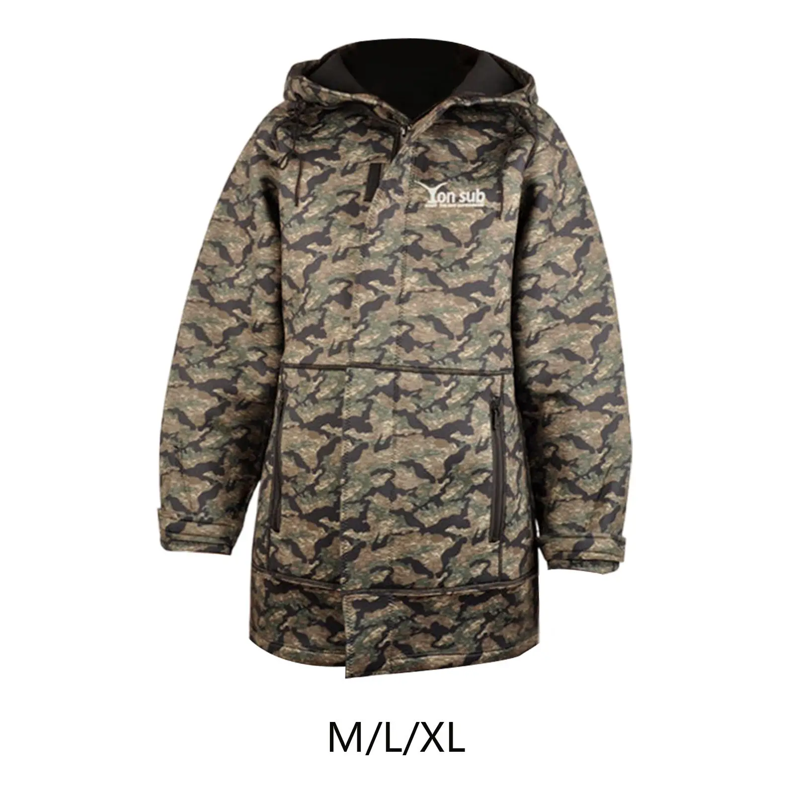 Waterproof-Parka-Jacket-Swimmer-Jacket-Wetsuit-Change-Coat-Water-Hooded ...